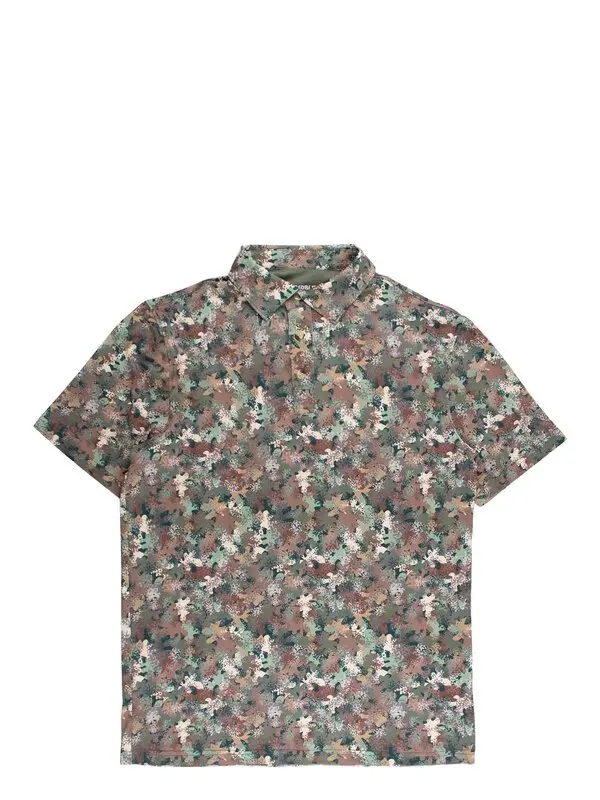 RUGGEDBUTTS Knit Short Sleeve Performance Polo - Classic Camo