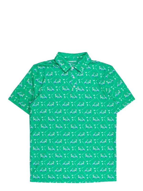 RUGGEDBUTTS Knit Short Sleeve Performance Polo - Course Cruiser