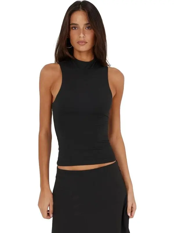 SASHA THERESE Adeline Tank - Black