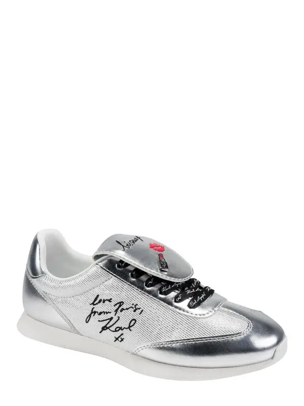Karl Lagerfeld Paris Midwood Sneaker - Silver