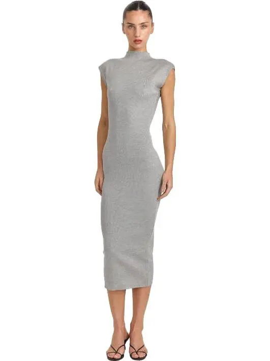 SASHA THERESE Suzette Midi Dress - Grey