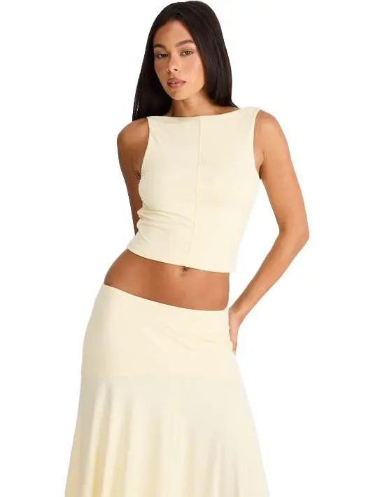 SASHA THERESE Talia Top - Butter