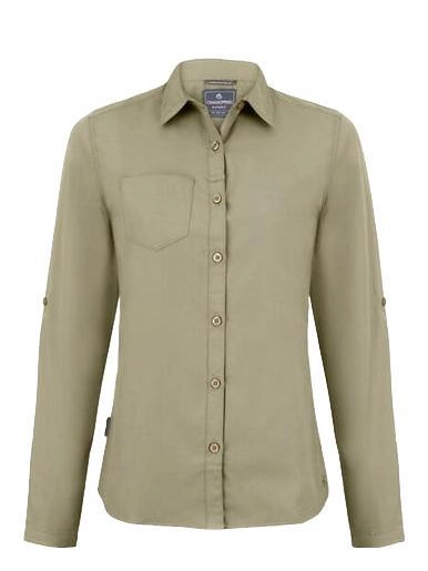 CRAGHOPPERS Expert Kiwi Long-sleeved Shirt - Pebble
