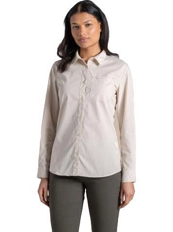 CRAGHOPPERS Kiwi Iii Long-sleeved Shirt - Stone