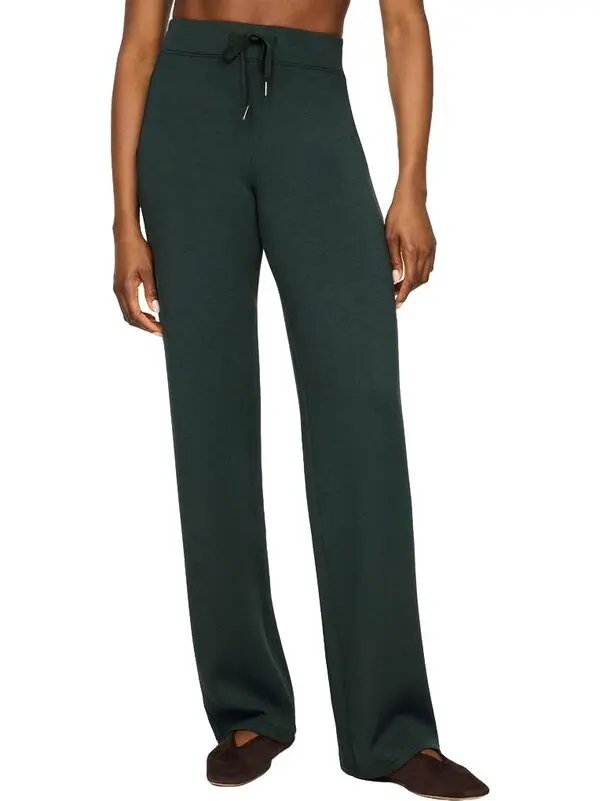 Spanx Aireassentials Straight Leg Pants - Night Forest Heather