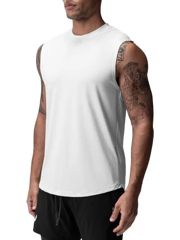 ASRV Aerosilver Muscle Tee - White