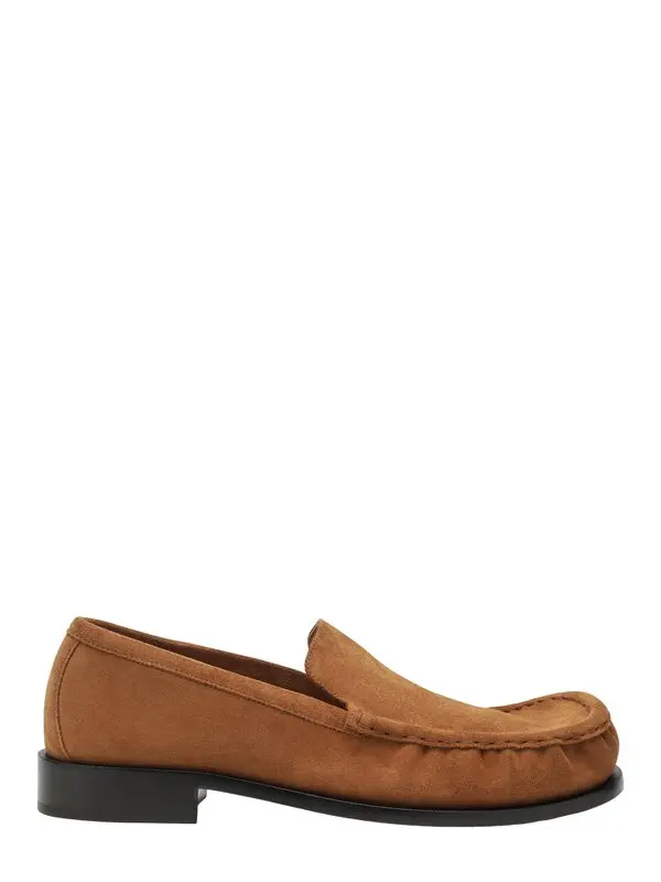Dries Van Noten Suede Loafers - Beige