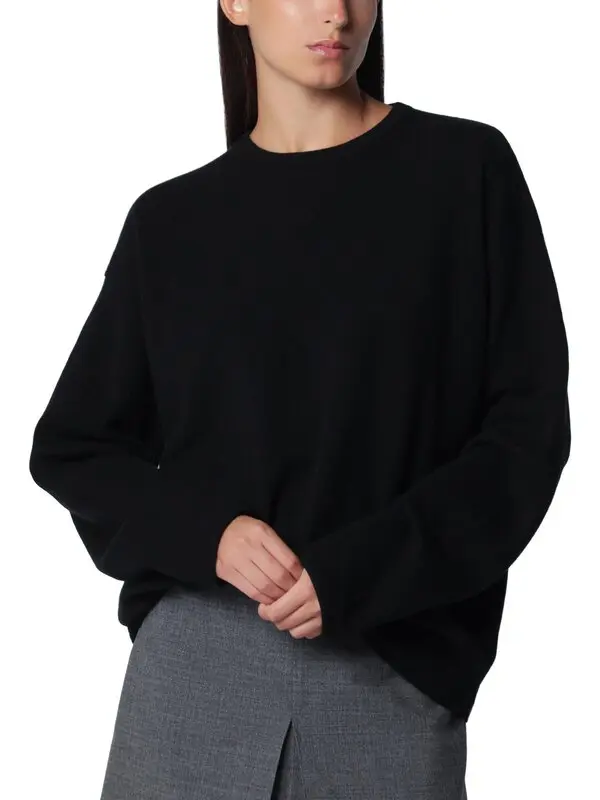Extreme Cashmere Paolo Raven Cashmere Sweater - Black