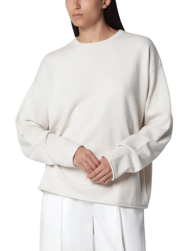 Extreme Cashmere Paolo Bone Cashmere Crewneck Sweater - Beige