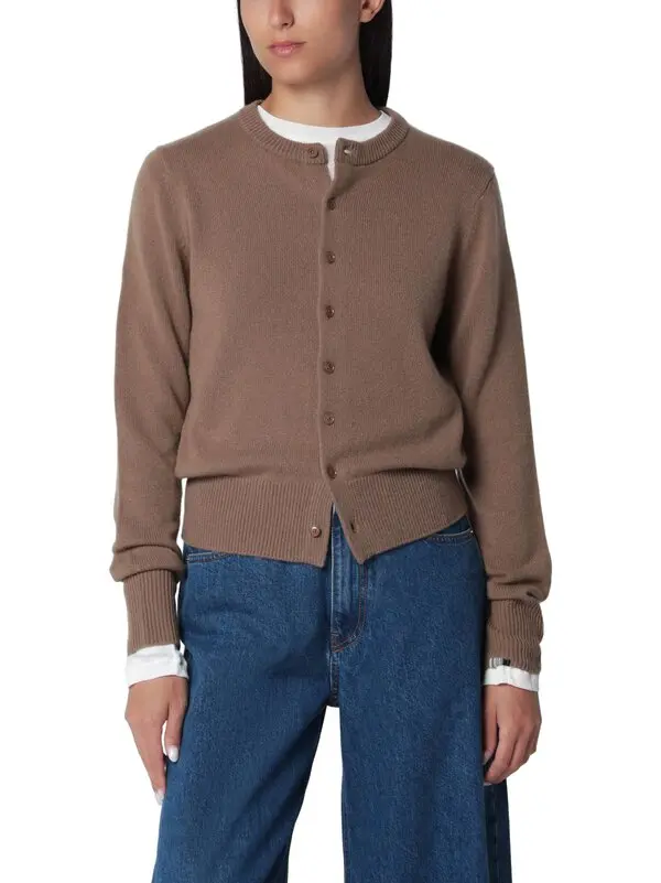 Extreme Cashmere Little Lamb Cashmere Cardigan - Beige