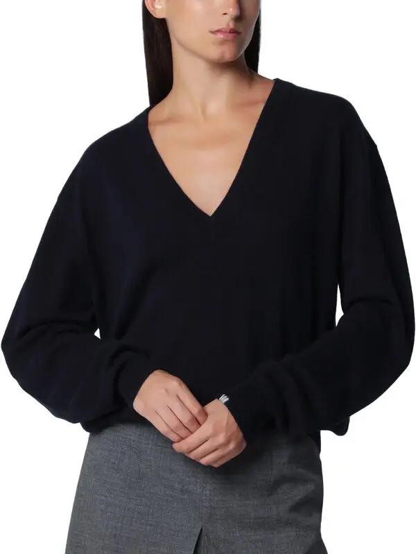 Extreme Cashmere Cashmere V-neck Sweater - Blue