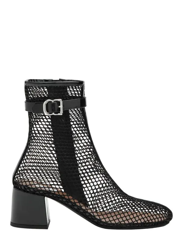 Alaïa 55 Mesh Boots - Black