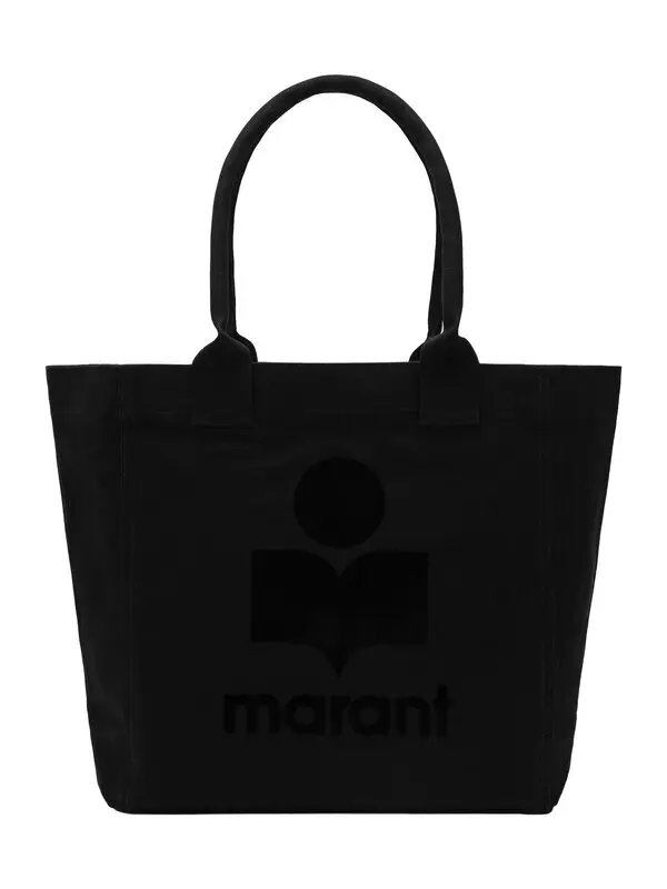 Isabel Marant Étoile Small Yenky Tote Bag In Canvas - Black