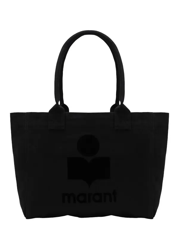 Isabel Marant Étoile Yenky Zipped Bag In Canvas - Black