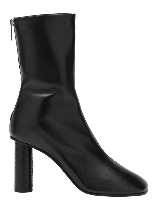 Paris Texas Alice Leather Ankle Boots - Black
