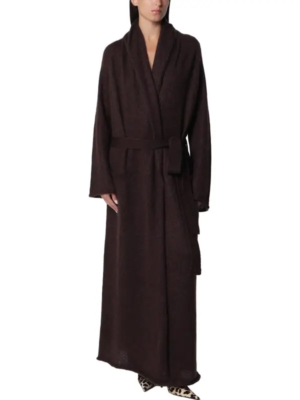 Andamane Vika Mohair Maxi Cardigan - Brown