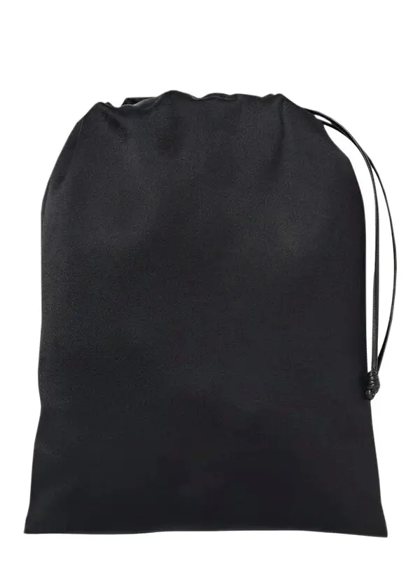 THE ROW Ray Silk Pouch - Black