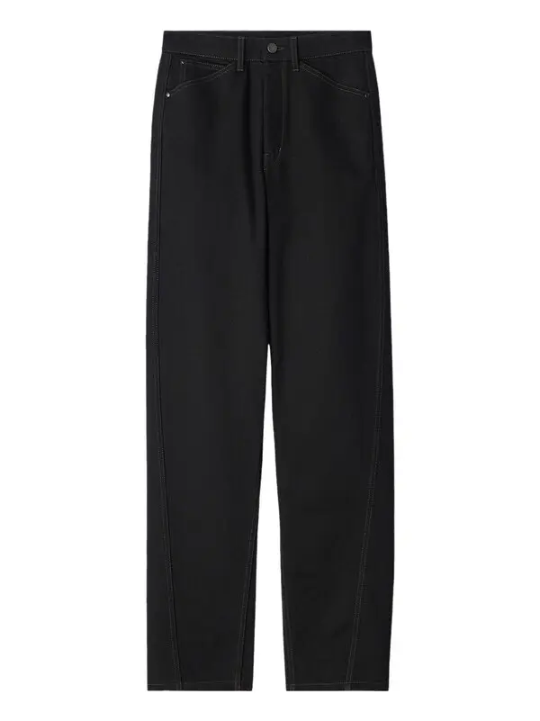 LEMAIRE Five Pockets Twisted Pants - Black