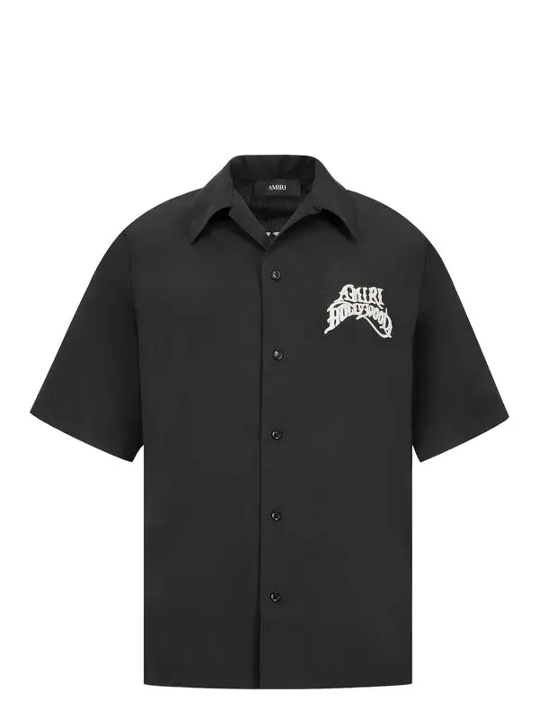 Amiri Hollywood Cpr Camp Shirt - Black