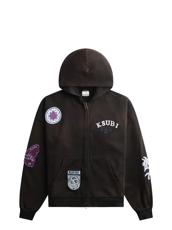 Ksubi Genesis Ekcess Zip Hoodie - Black