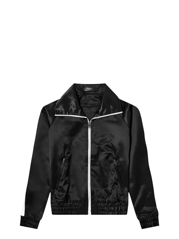 Amiri Zip Track Jacket 'stripe - Black