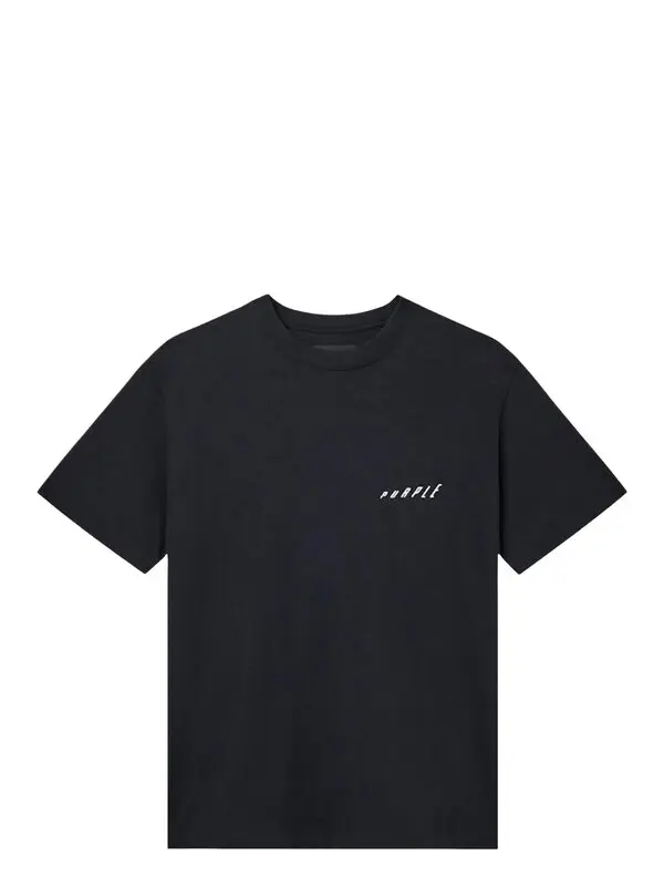 PURPLE BRAND Heavyweight Jersey Short-sleeve Tee - Black