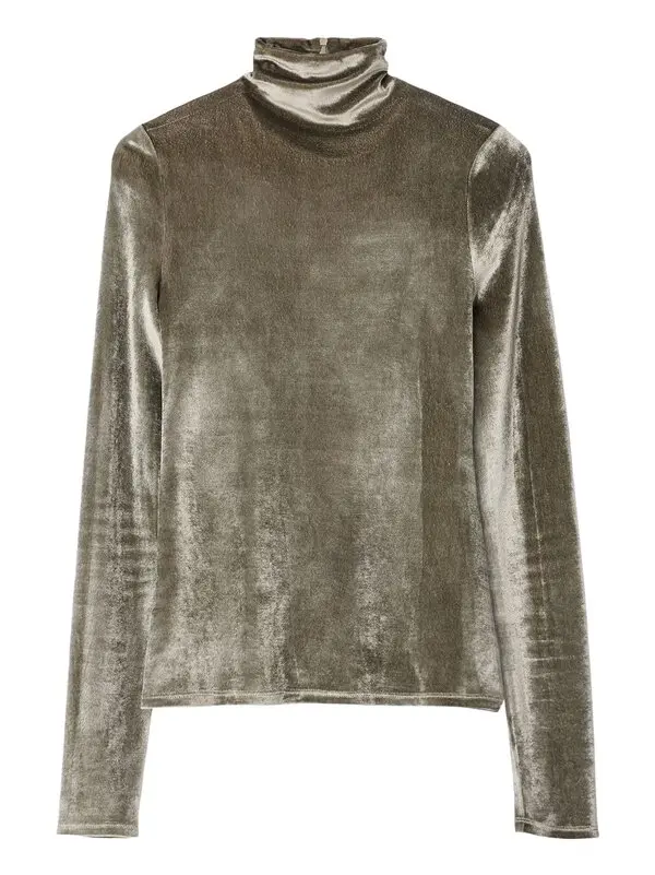 LEMAIRE Fitted High Neck Top 'chrome - Multicolor