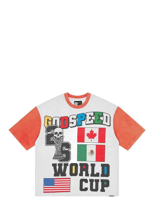 GODSPEED 26 Gswc "world Cup" Graphic T-shirt - White