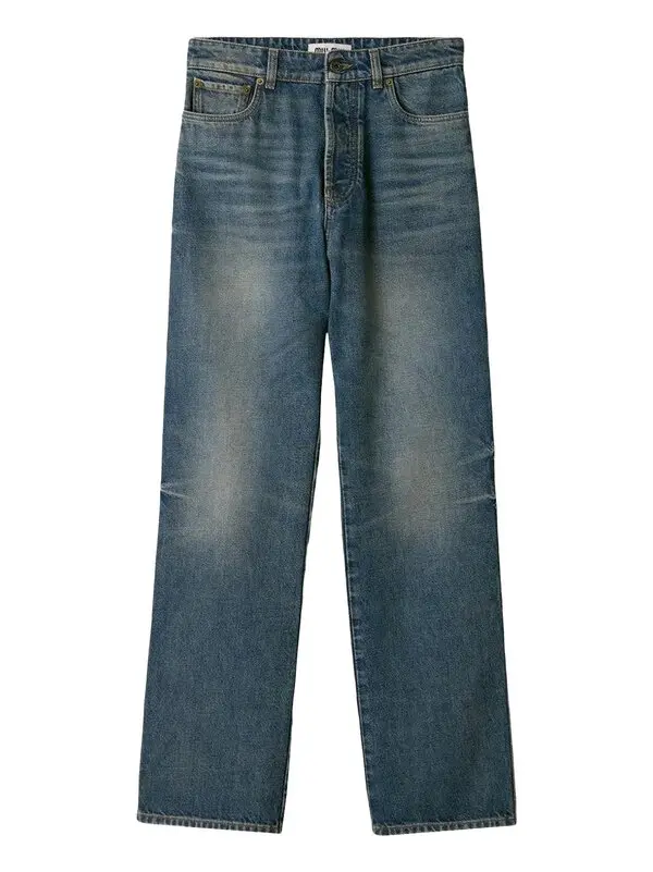 Miu Miu Denim Pantalone - Blue