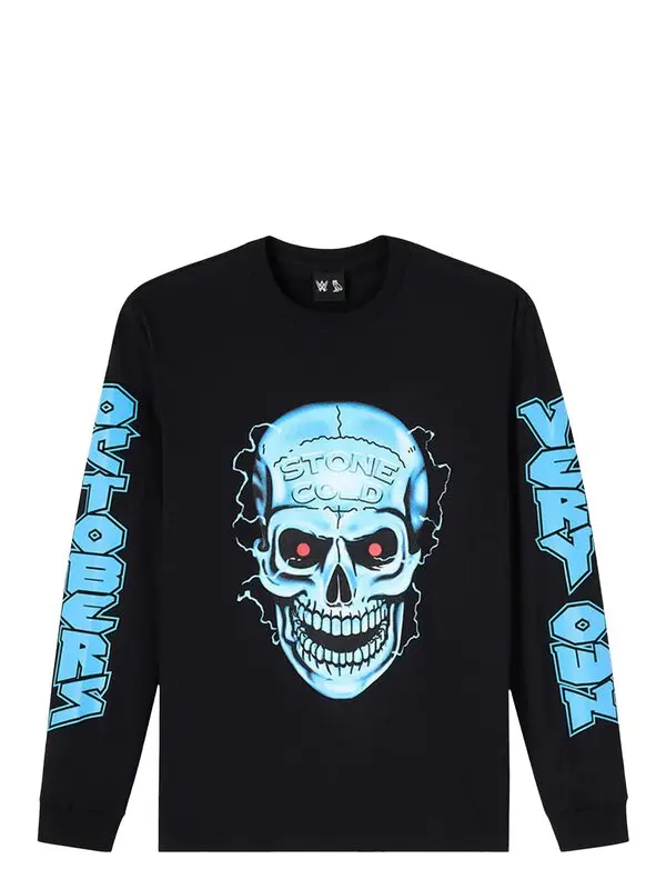 OVO X Wwe Stone Cold Long-sleeve Tee - Black