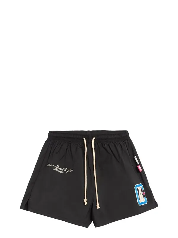 ADVISORY BOARD CRYSTALS Athletics Track Short - Black