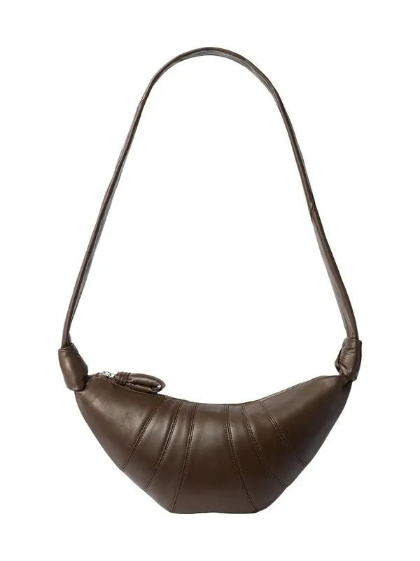 LEMAIRE Small Croissant Bag 'otter - Brown