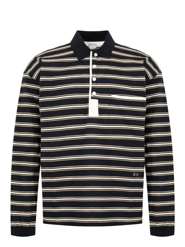 Bottega Veneta Polo /brunel/chalk - Blue