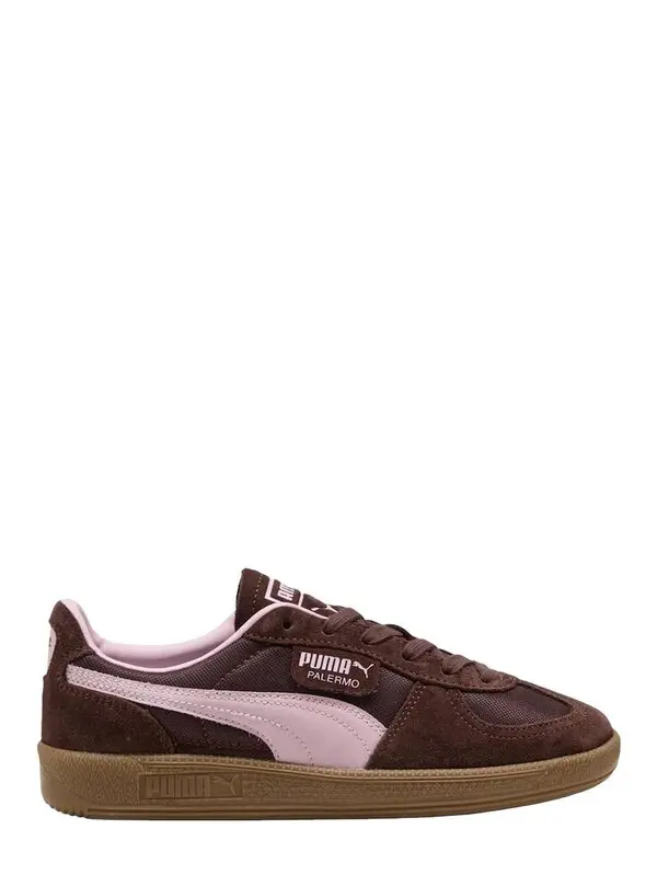 PUMA Palermo Vintage Update 'chocolate Brown Gum - Red