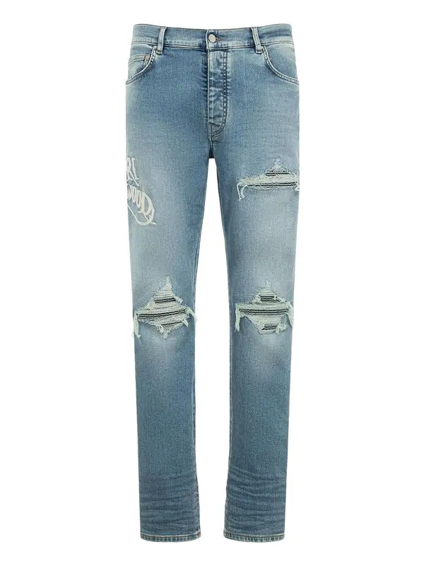 Amiri Hollywood Mx1 Jean 'harbor Indigo - Blue
