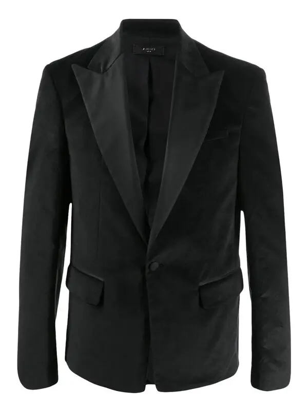 Amiri Velvet Blazer - Black