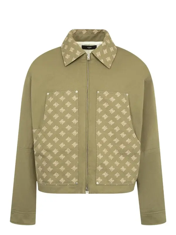 Amiri Ma Quad Panel Cot Work Jacket 'thyme - Green