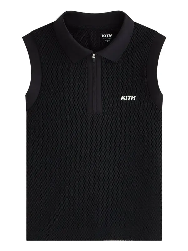 Kith Perry Polo Mesh Tank - Black