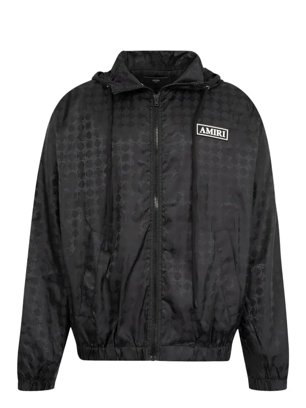 Amiri Ma Quad Ao Nylon Windbreaker - Black
