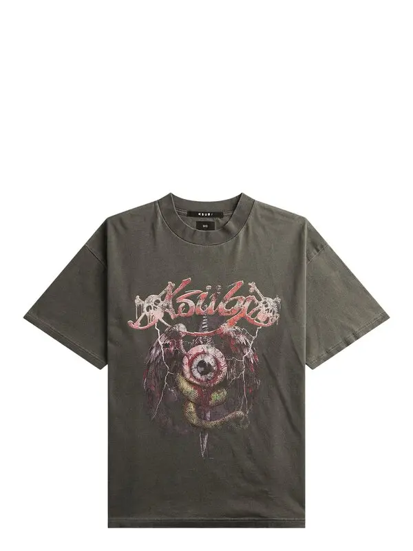 Ksubi Legend Ekcess Short Sleeve Tee 'charcoal - Grey