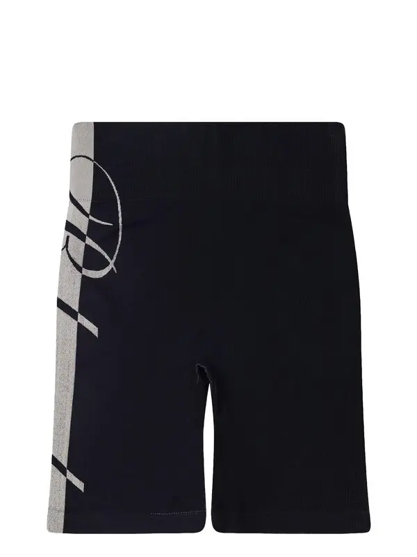 Rhude Core Techknit Biker Shorts - Black