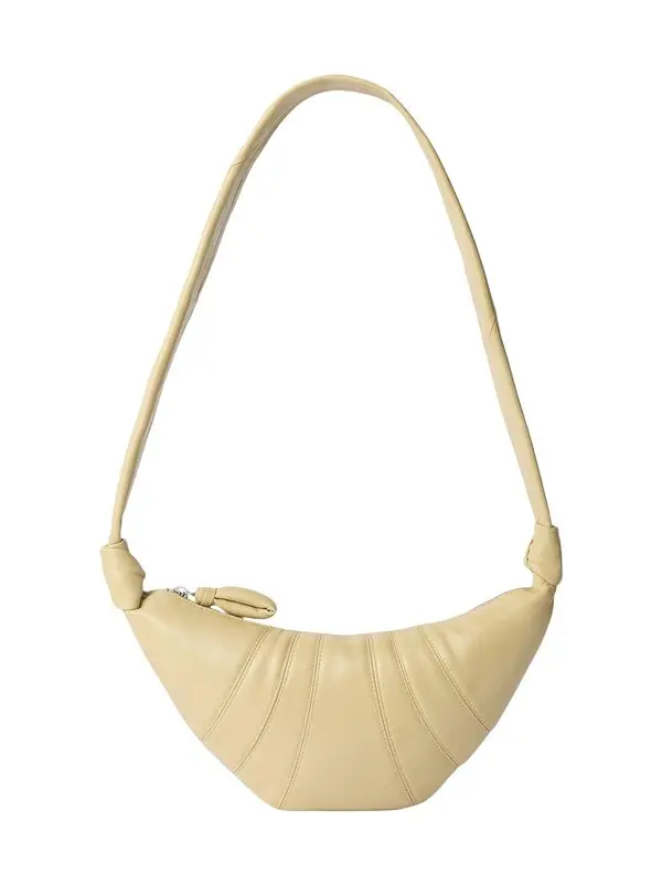 LEMAIRE Small Croissant Bag 'sesame - Tan
