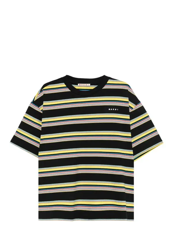Marni Striped Short-sleeve T-shirt - Multicolor