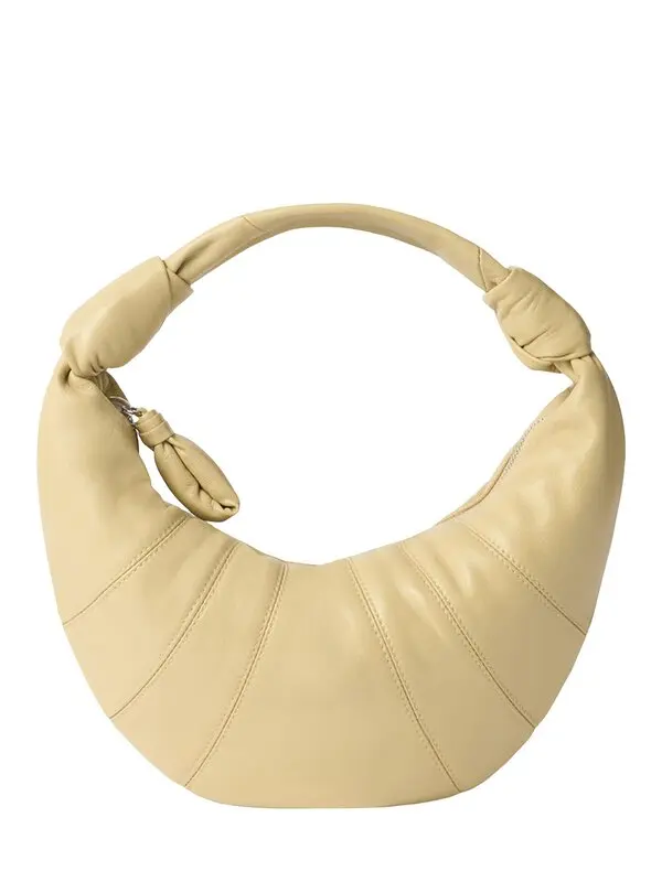 LEMAIRE Mini Fortune Croissant Bag 'sesame - Tan