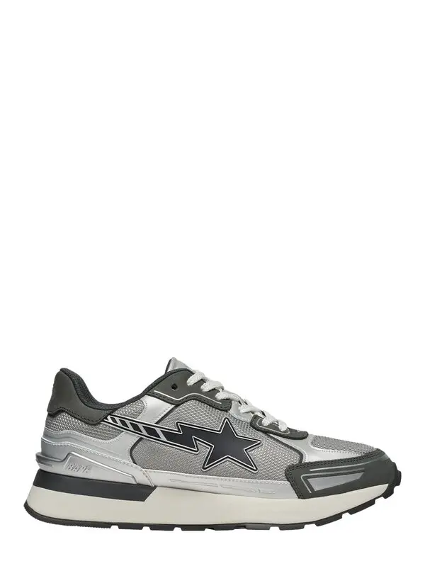 A BATHING APE Cross Sta #1 Sneakers - Grey
