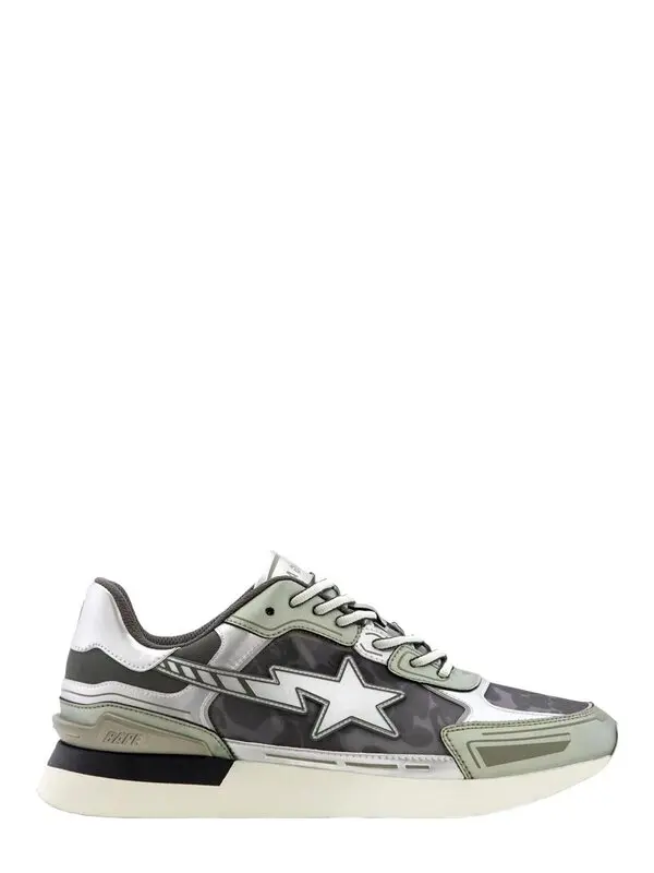 A BATHING APE Cross Sta #1 Sneakers - Grey