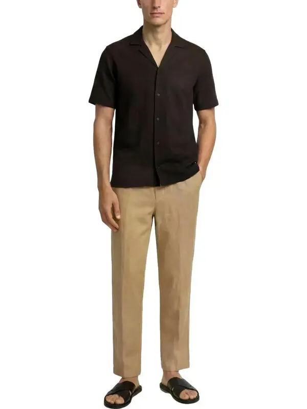 Orlebar Brown Maitan Open-weave Shirt - Brown