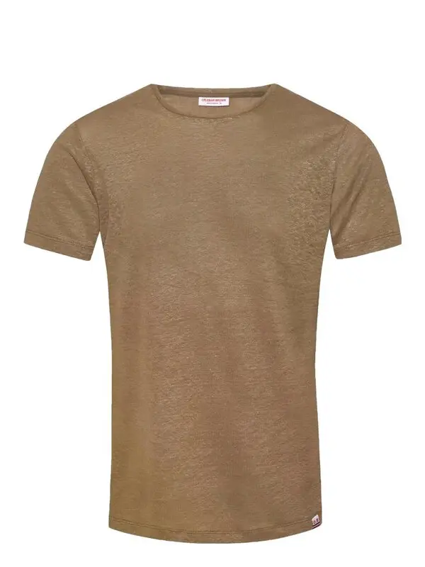 Orlebar Brown Ob-t Linen T-shirt - Brown