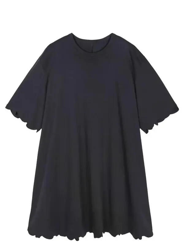 JNBY Scallop Edge Mini Dress - Black