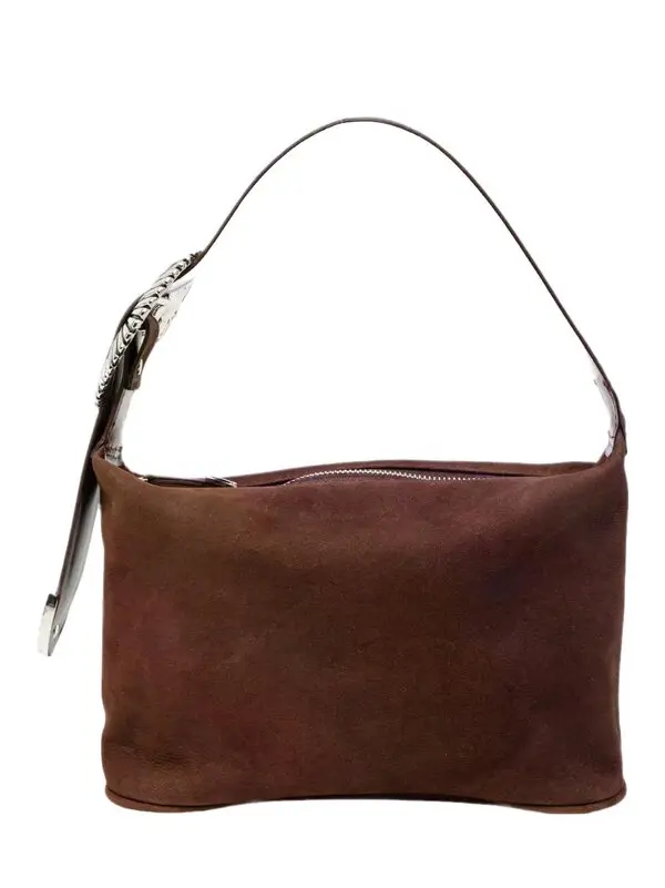 Toga Suede Tote Bag - Black